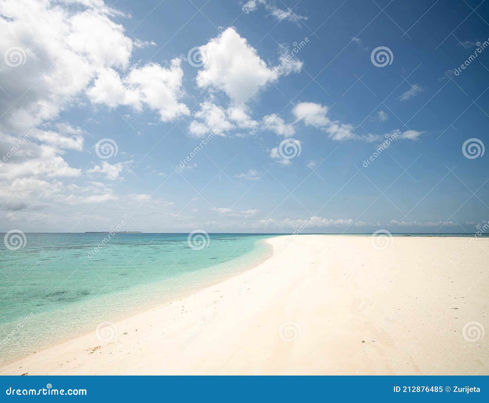 Beautiful Tropical White Sand Beach Stock Image - Image of beauty ...