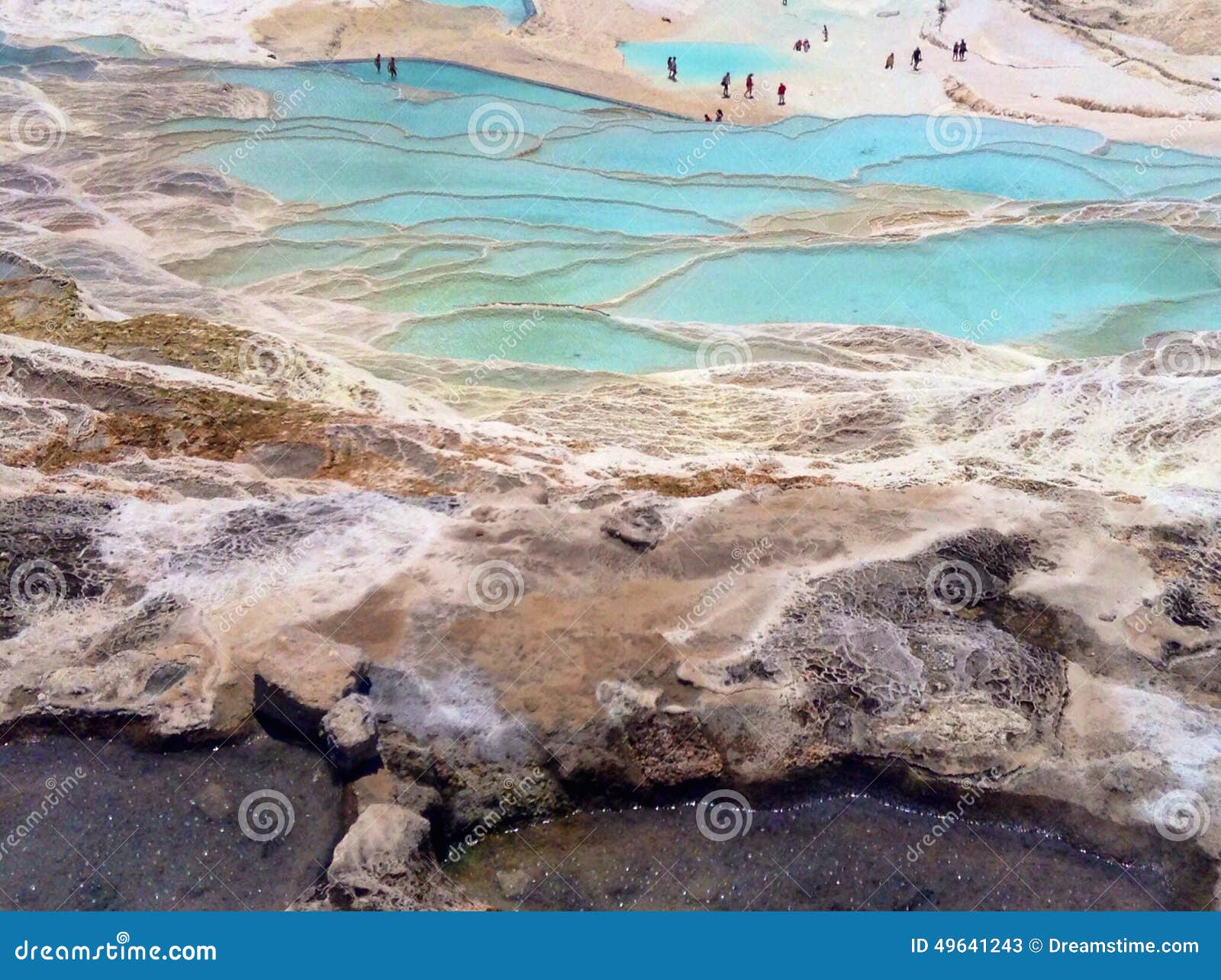 Beautiful Turkey stock image. Image of turkey, travertines - 49641243