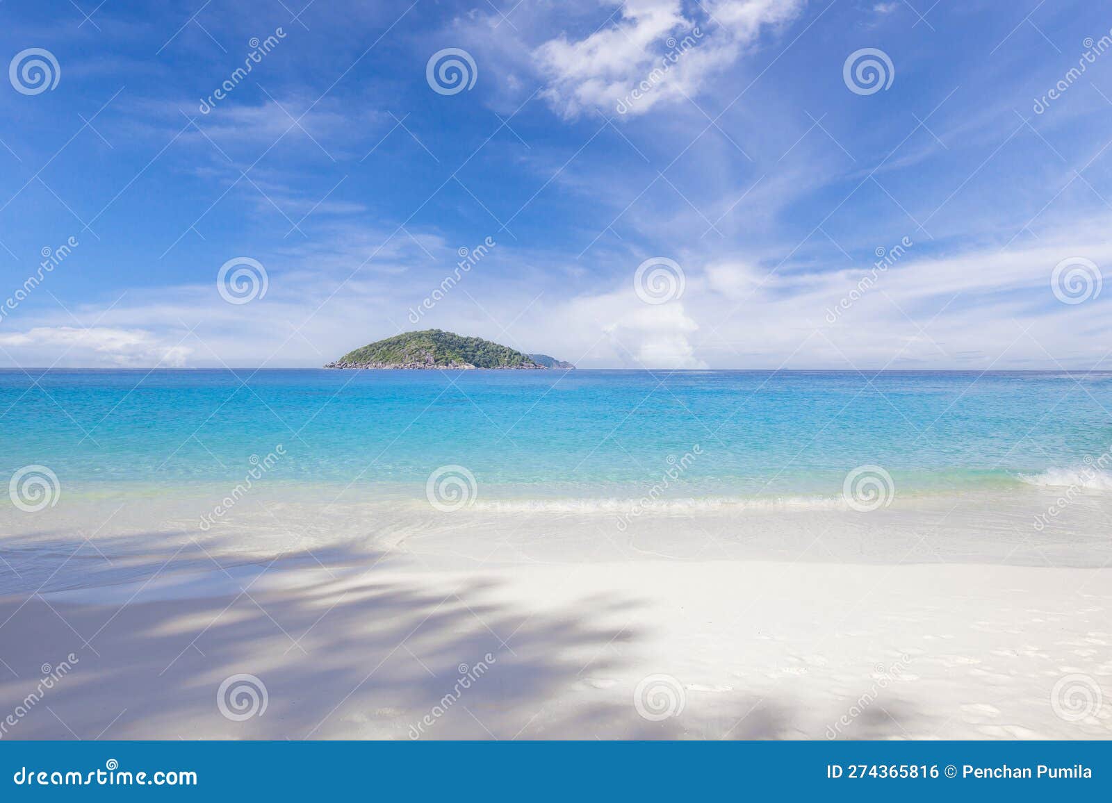 A Beautiful Turquoise Color Beach Stock Photo - Image of sand, seascape ...