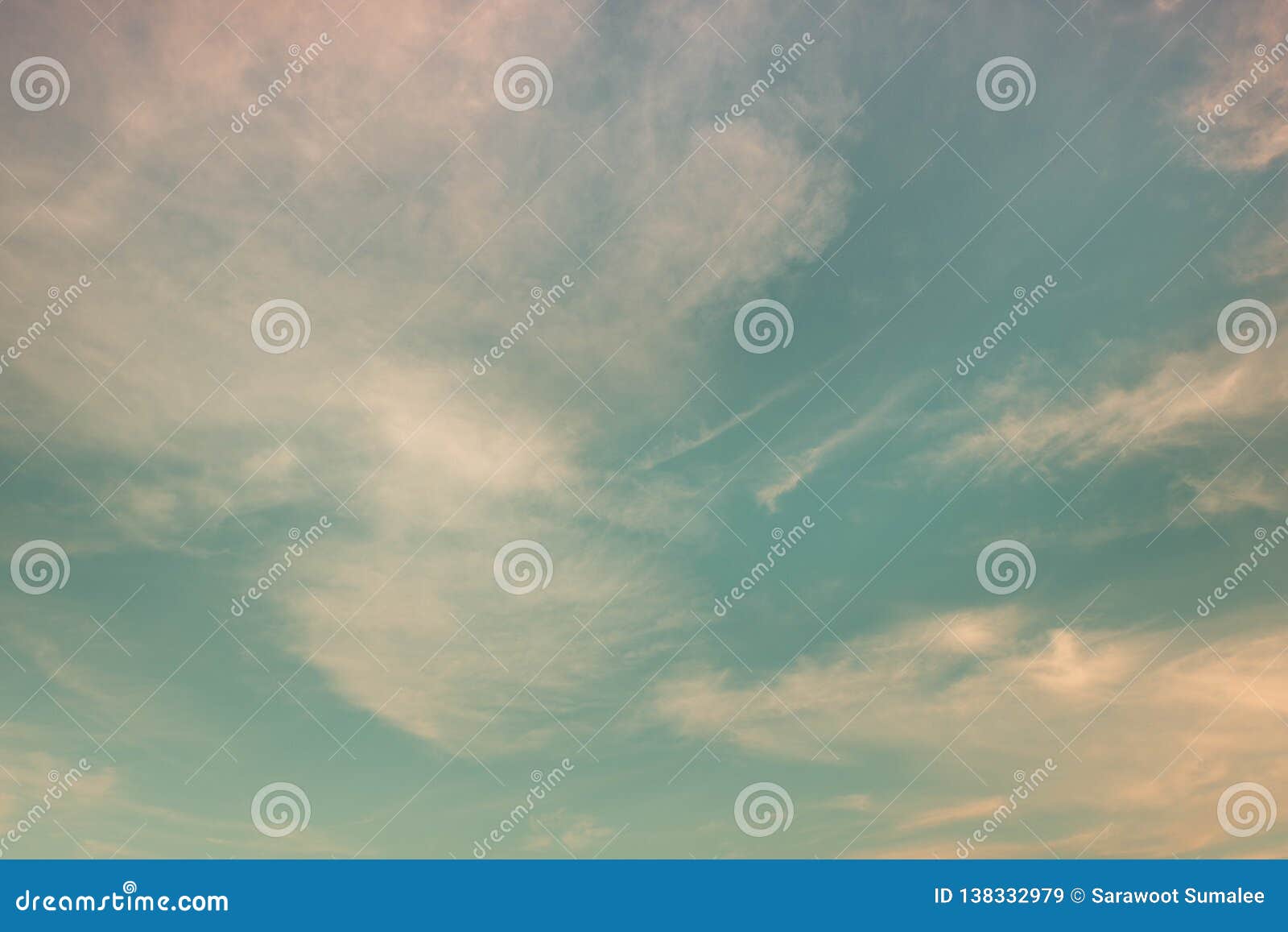 Beautiful of Twilight Sky and Soft Color Cloud Stock Image - Image of ...
