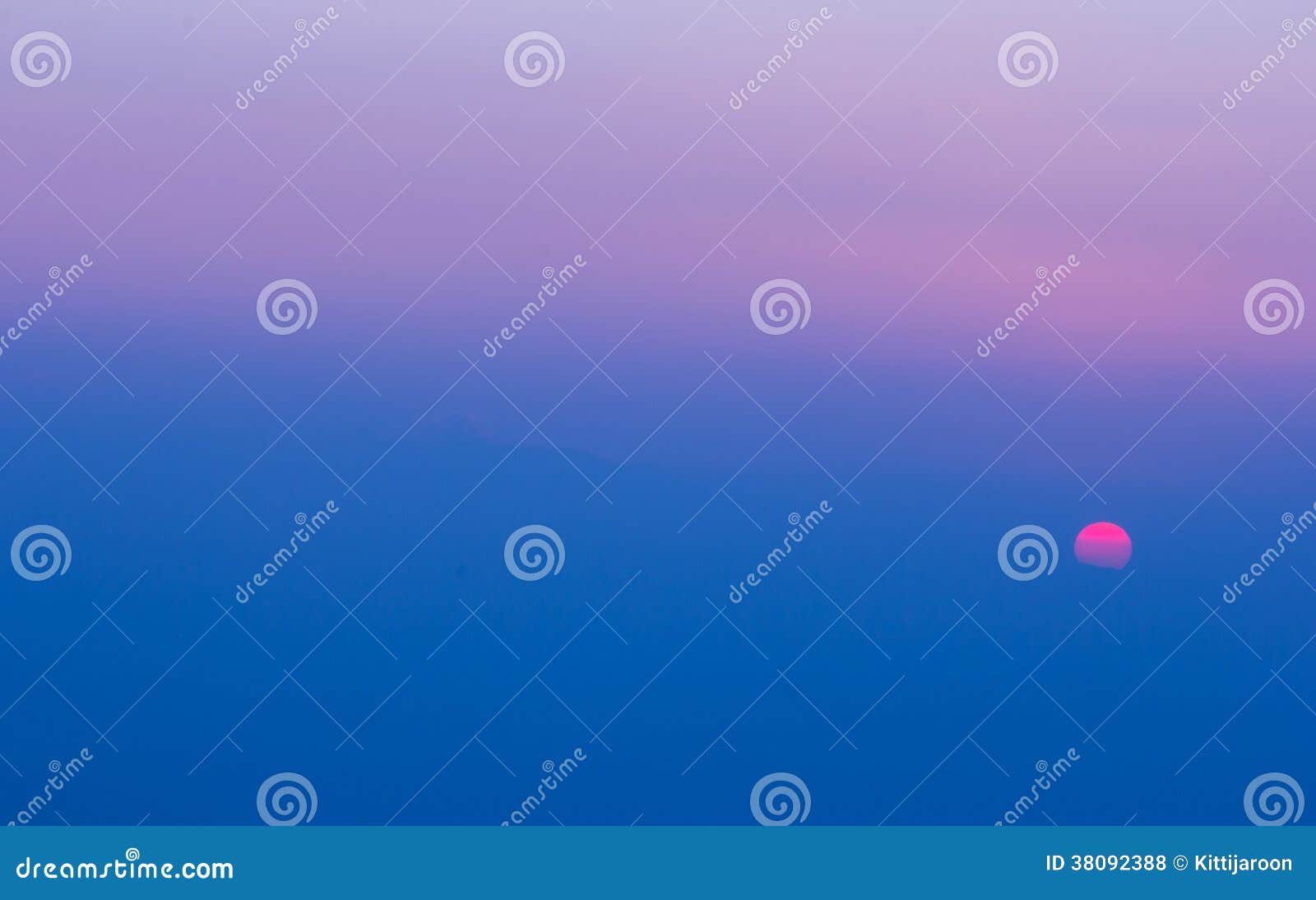 Beautiful Twilight of Sunset Sky in Horizontal Stock Photo - Image of ...