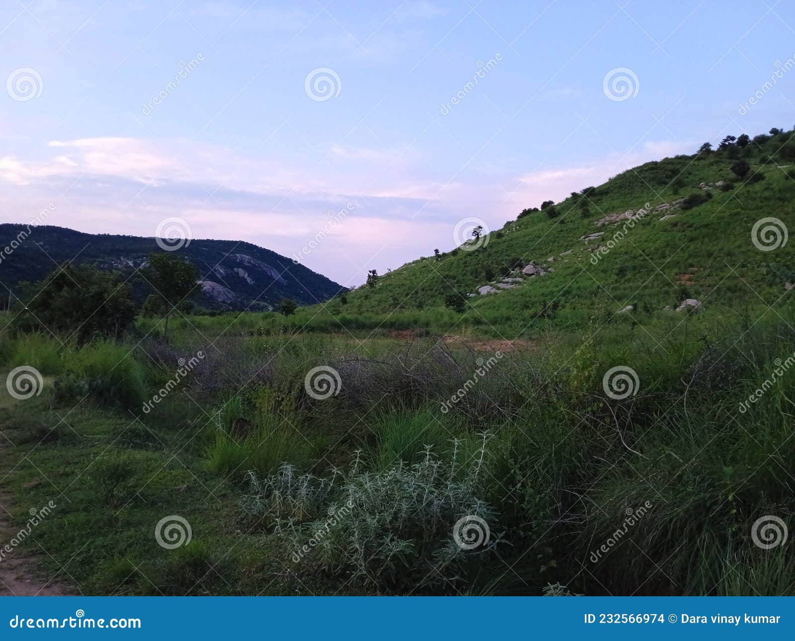 Beautiful two hills stock photo. Image of beautiful - 232566974