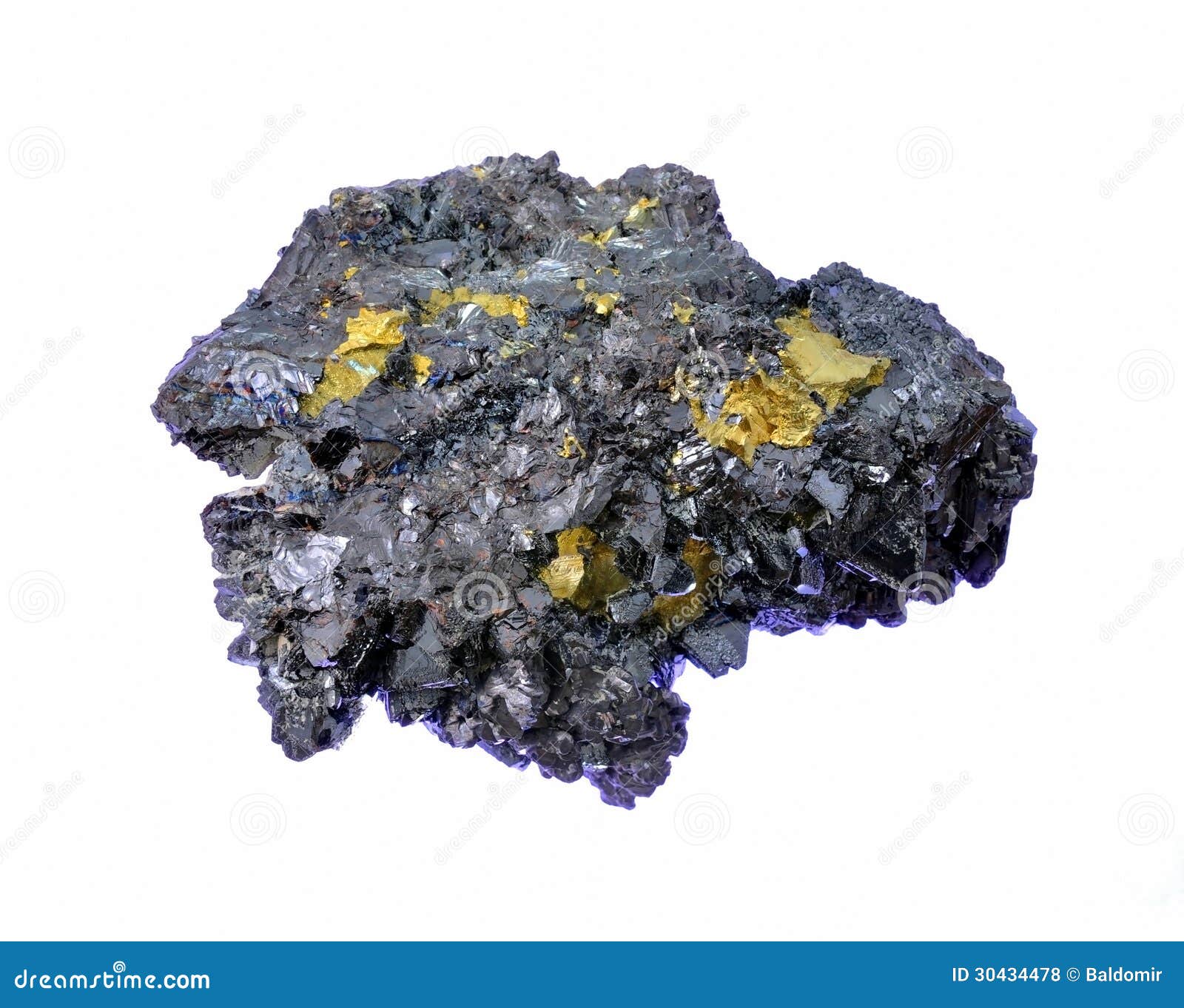 Beautiful, Unique Crystal of Sphalerite Stock Photo - Image of white ...