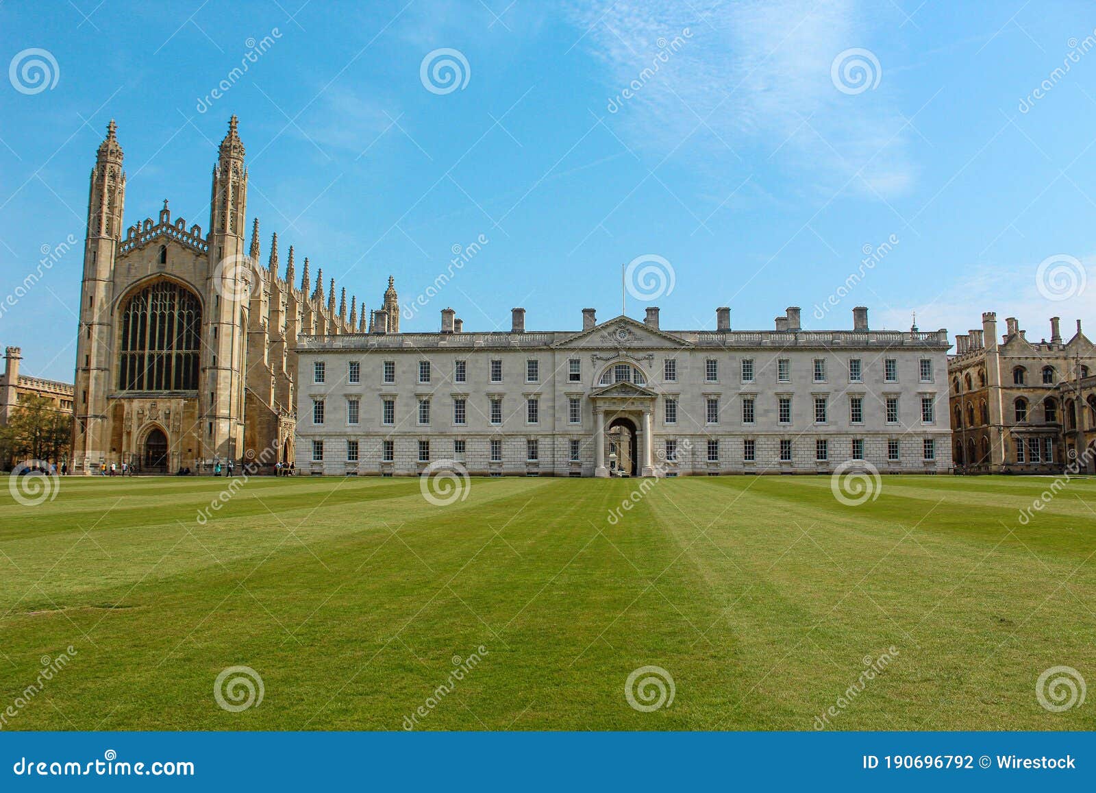 Beautiful University of Cambridge in Cambridge, England Stock Photo ...