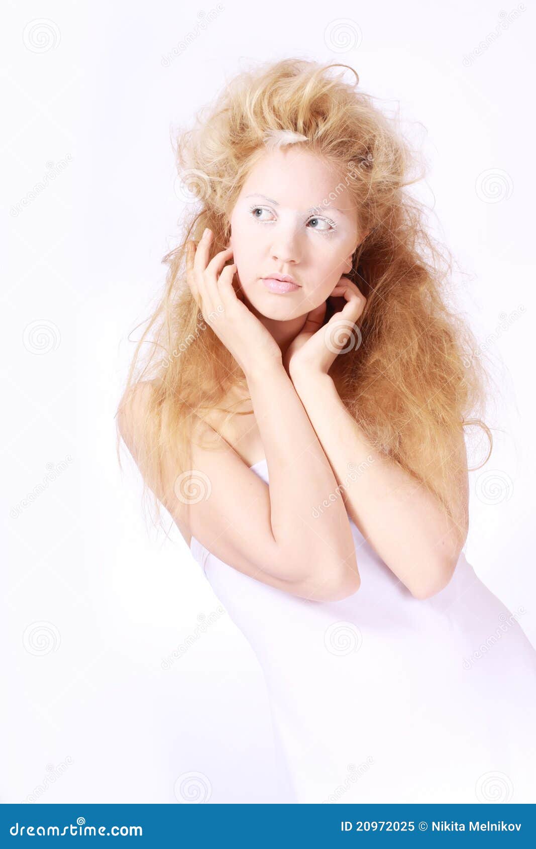 The Beautiful and Unusual Girl Stock Image - Image of healthy, beauty ...