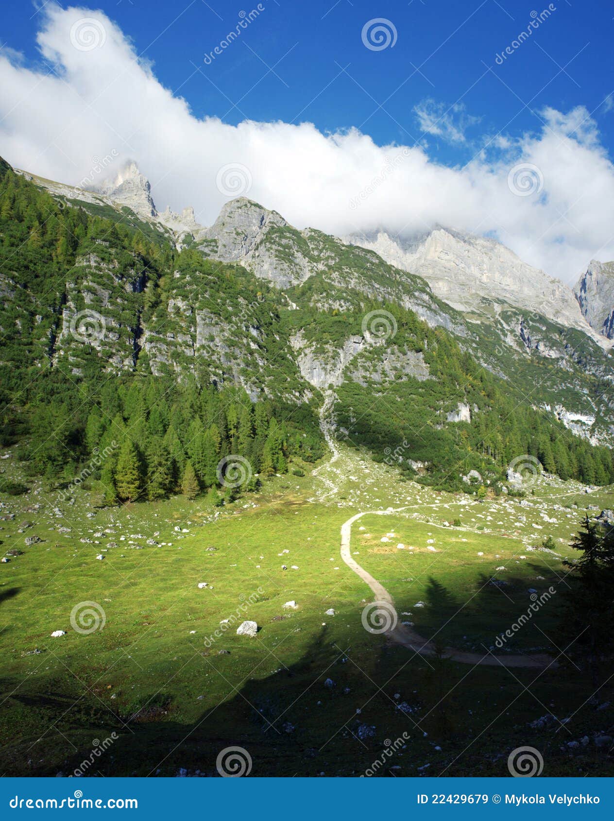 Beautiful valley stock image. Image of rock, panorama - 22429679