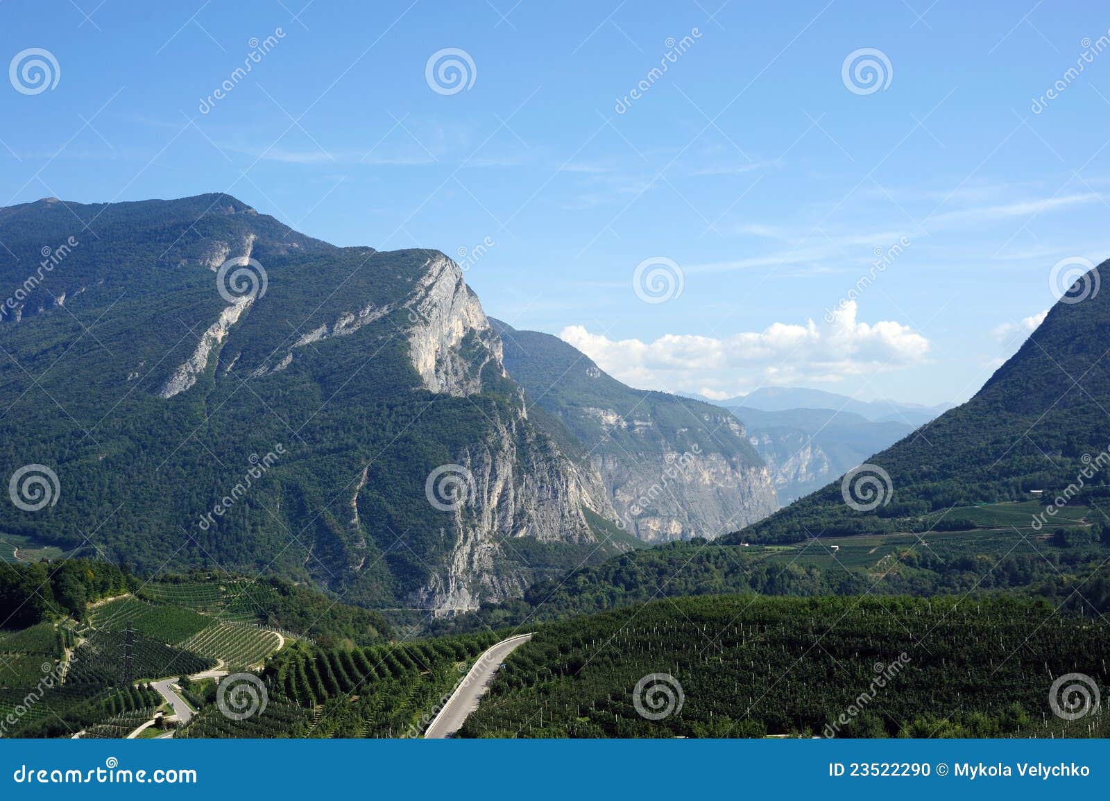 Beautiful valley stock photo. Image of range, blue, view - 23522290