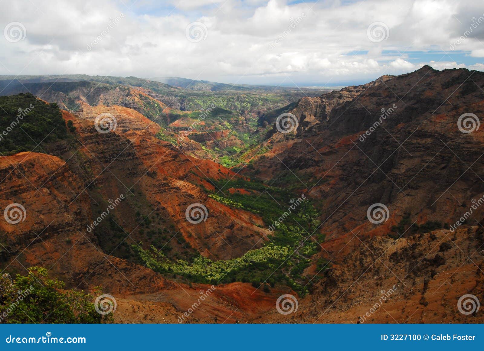 Beautiful valley in Hawaii stock photo. Image of honolulu - 3227100
