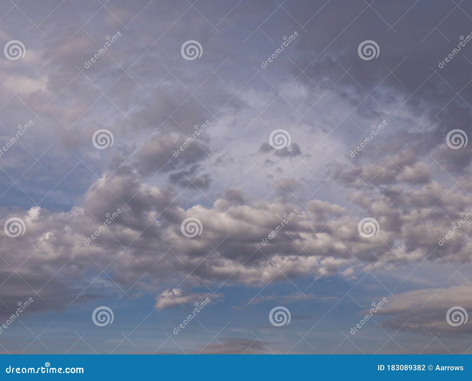 Beautiful Various Forms Clouds in the High Sky Stock Photo - Image of ...