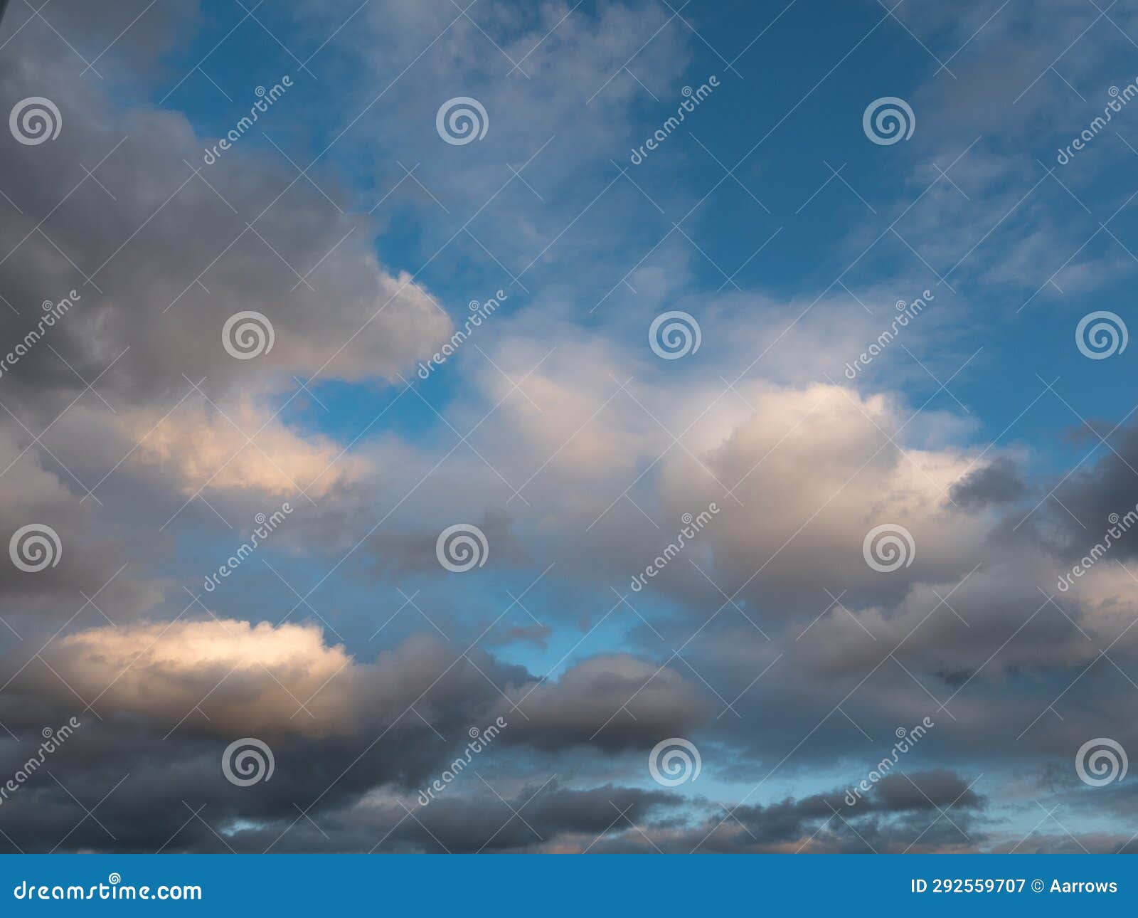 Beautiful Various Forms Clouds in the High Sky Stock Image - Image of ...