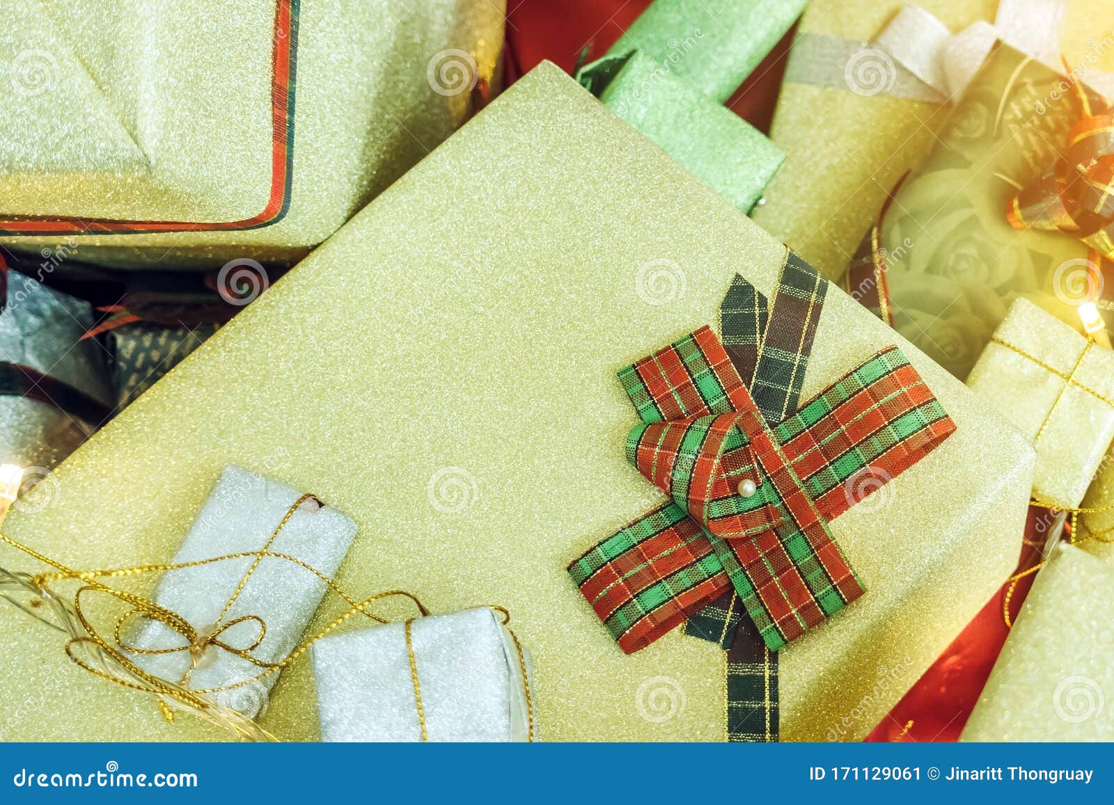 Beautiful Various Gifts Boxes or Presents in Different Size and Shape ...