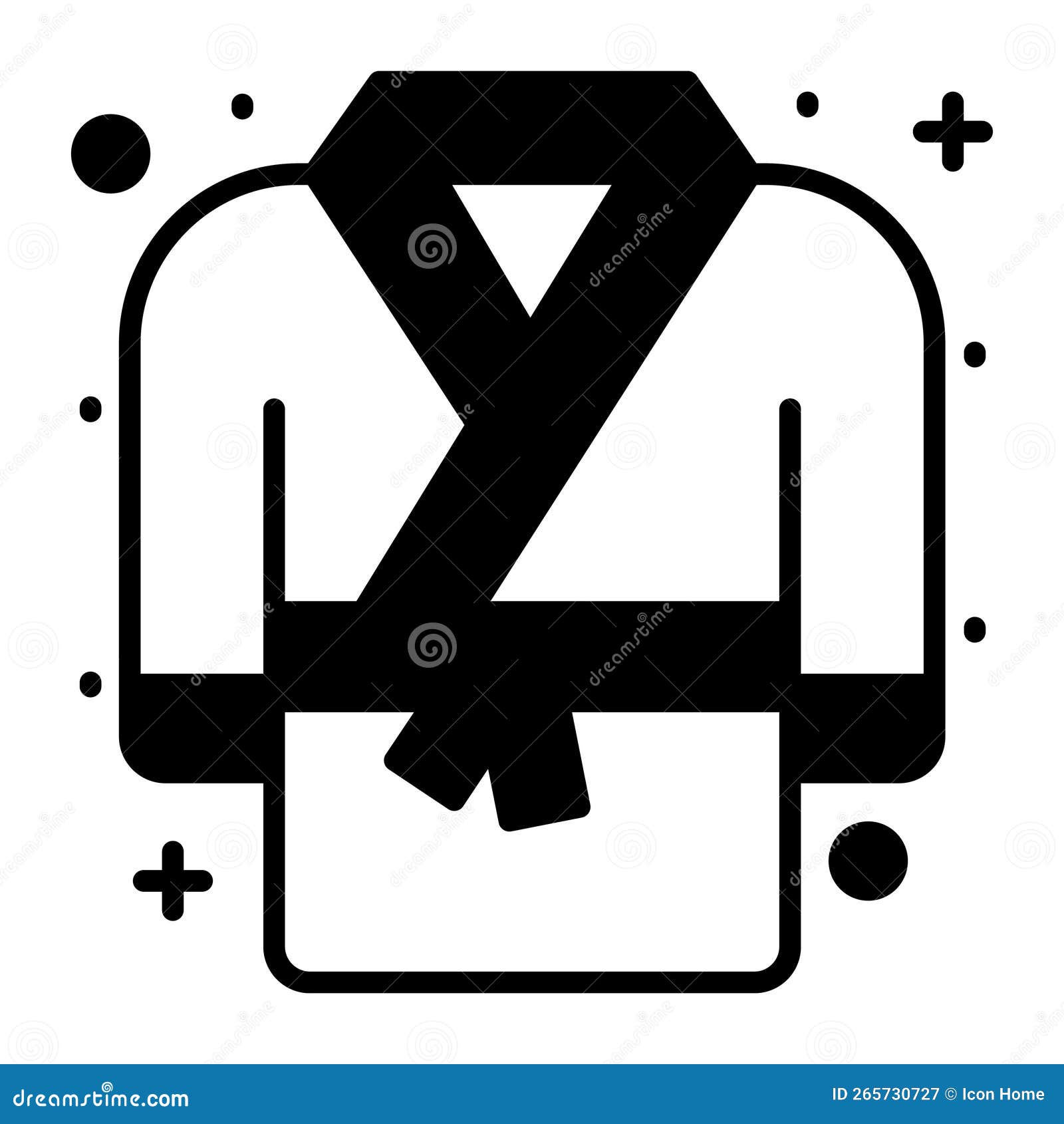 Beautiful Vector Design of Kimono, Karate Uniform Stock Vector ...