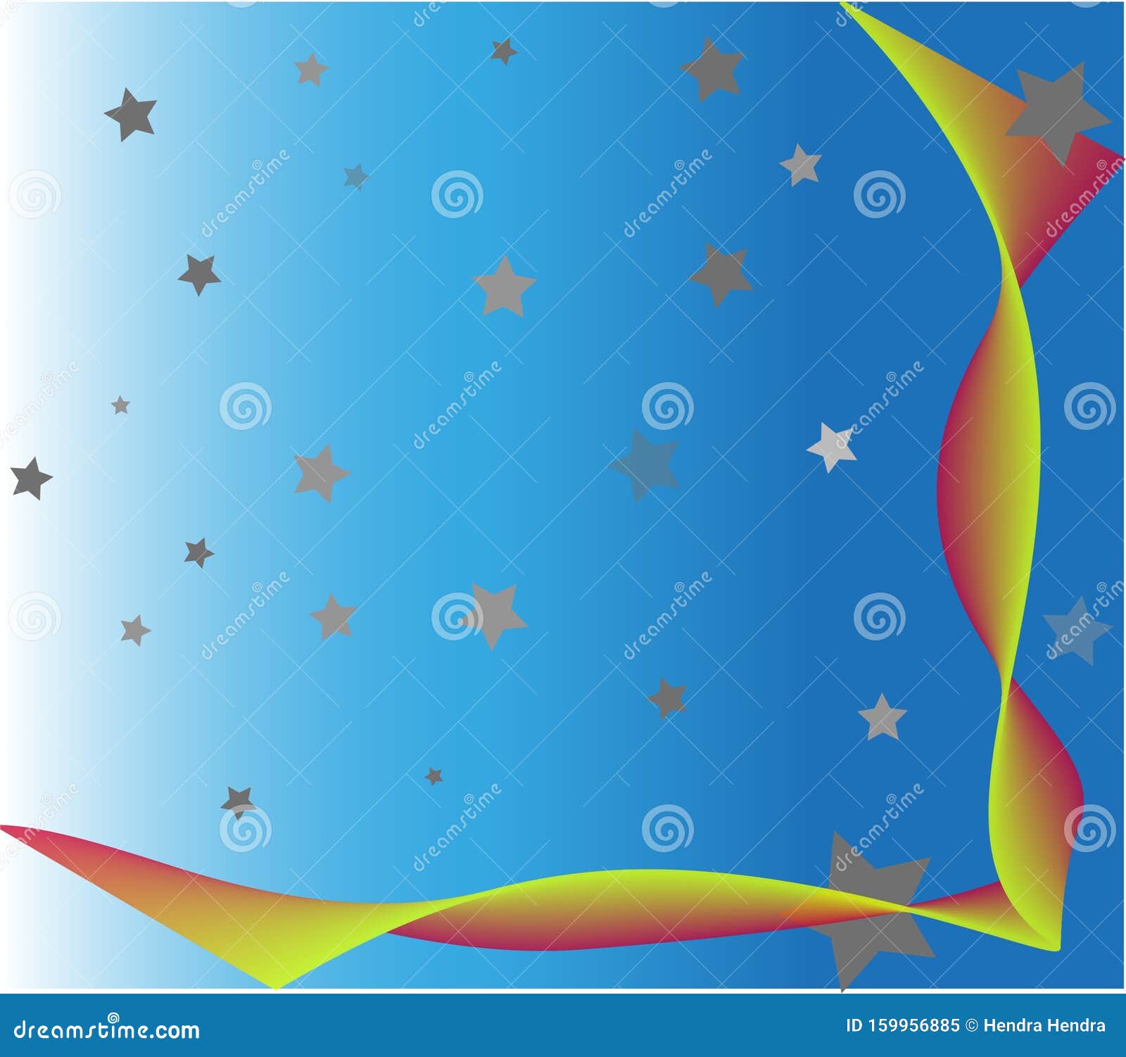 Beautiful Vector Night Star Theme Stock Vector - Illustration of design ...