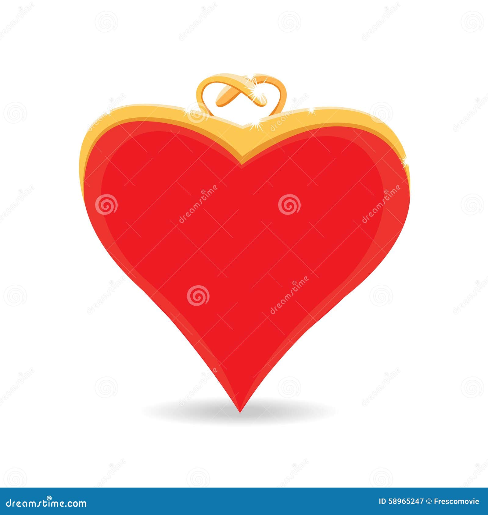 Beautiful vector purse stock vector. Illustration of shopping - 58965247