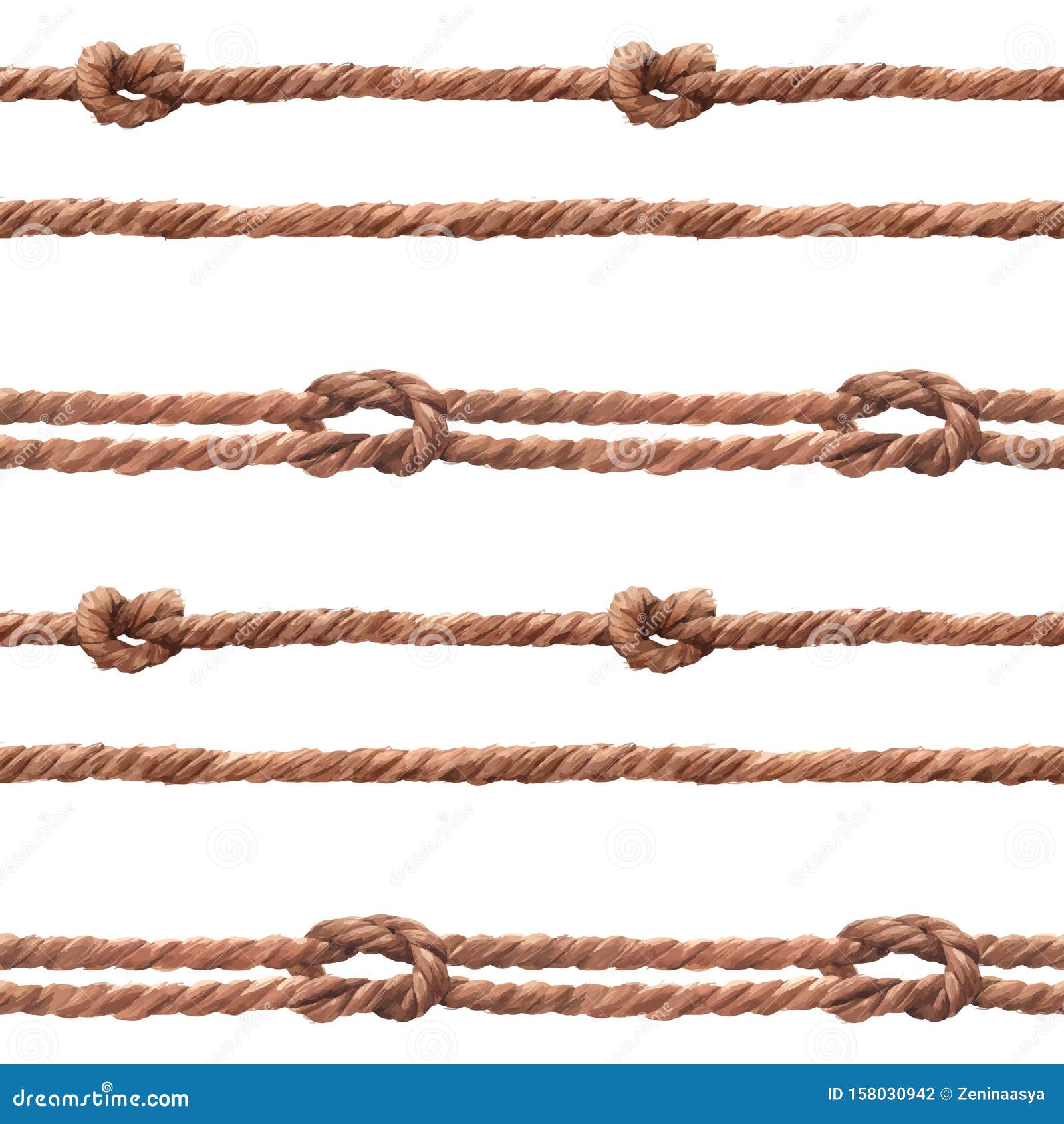 Watercolor Rope Clipart Illustration | CartoonDealer.com #309505686