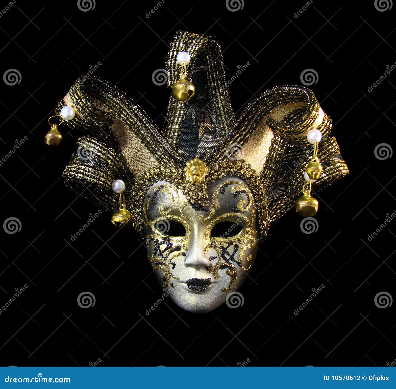 Beautiful Venetian Mask stock photo. Image of culture - 10570612