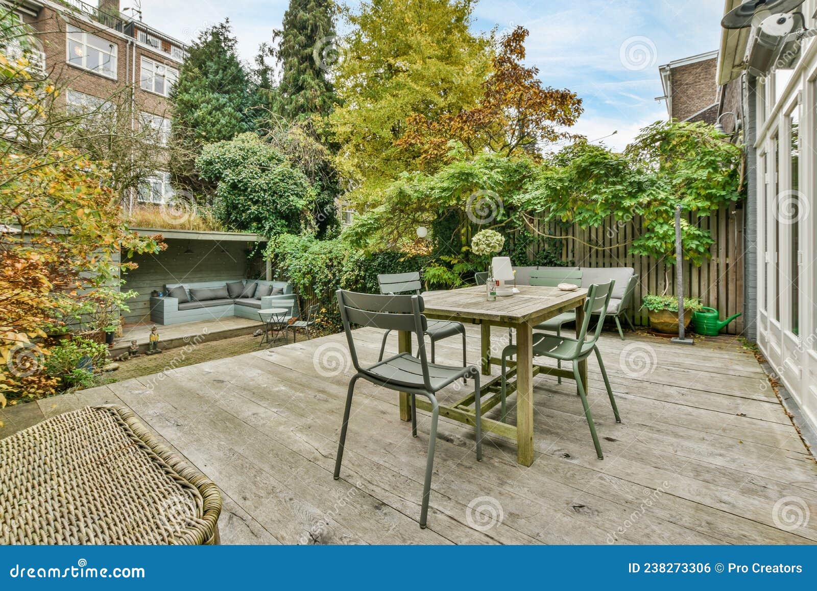 Beautiful veranda design stock photo. Image of beautiful - 238273306