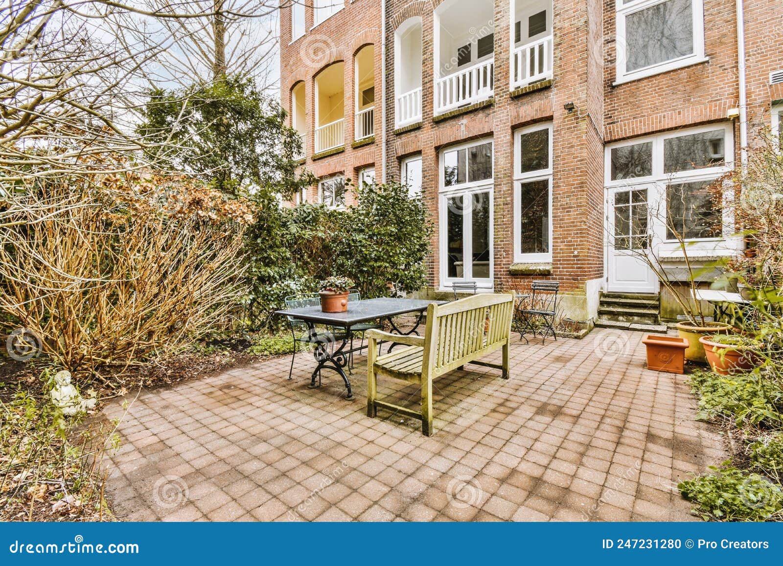 Beautiful veranda design stock photo. Image of comfort - 247231280