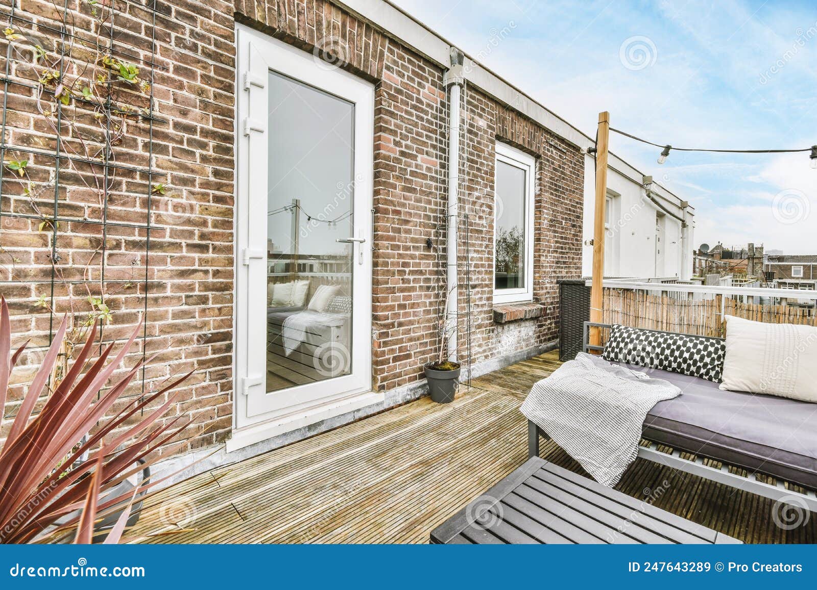 Beautiful veranda design stock image. Image of home - 247643289