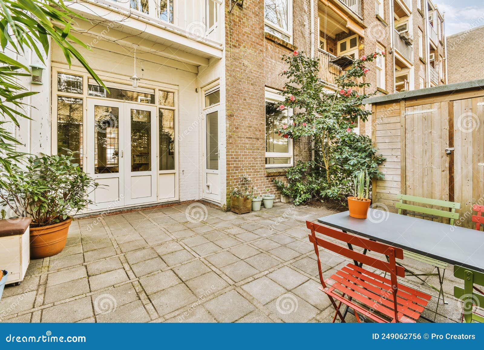 Beautiful veranda design stock photo. Image of estate - 249062756