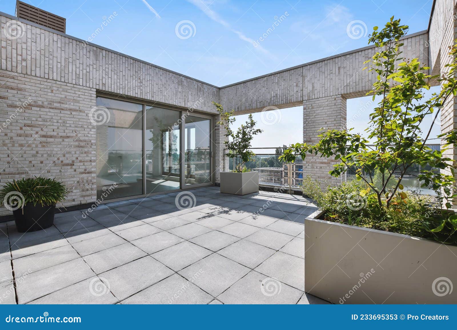 Beautiful veranda view stock image. Image of home, luxurious - 233695353