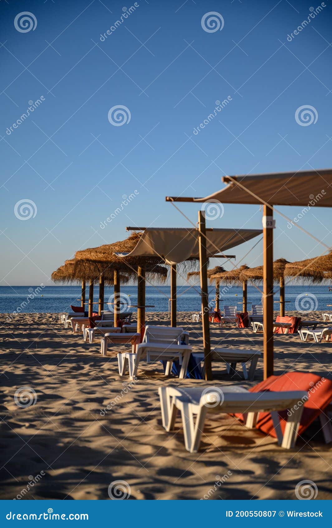 Beautiful Vertical Shot of a Beach Scenery Stock Image - Image of ...