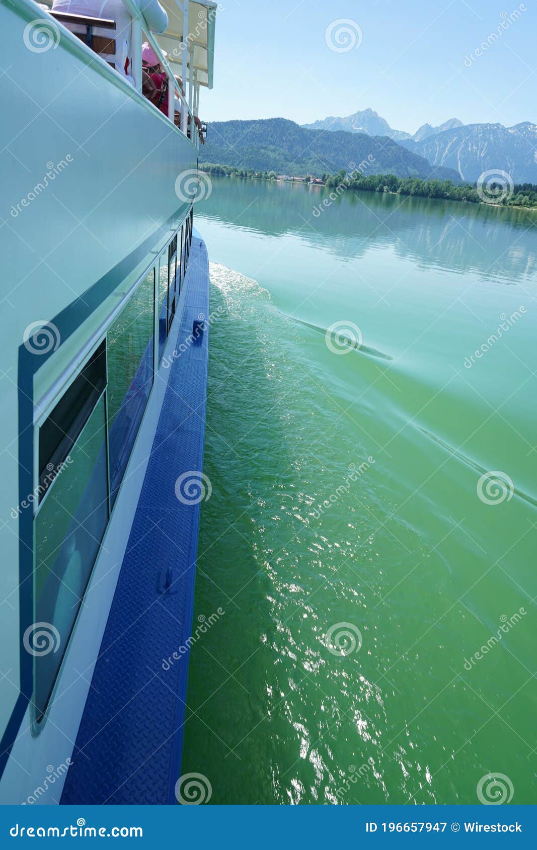 Beautiful Vertical Shot of a Distant Landscape from Side View of a ...