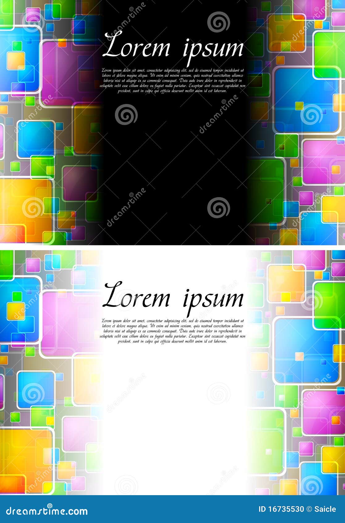 Beautiful Vibrant Backgrounds Stock Vector - Illustration of ...