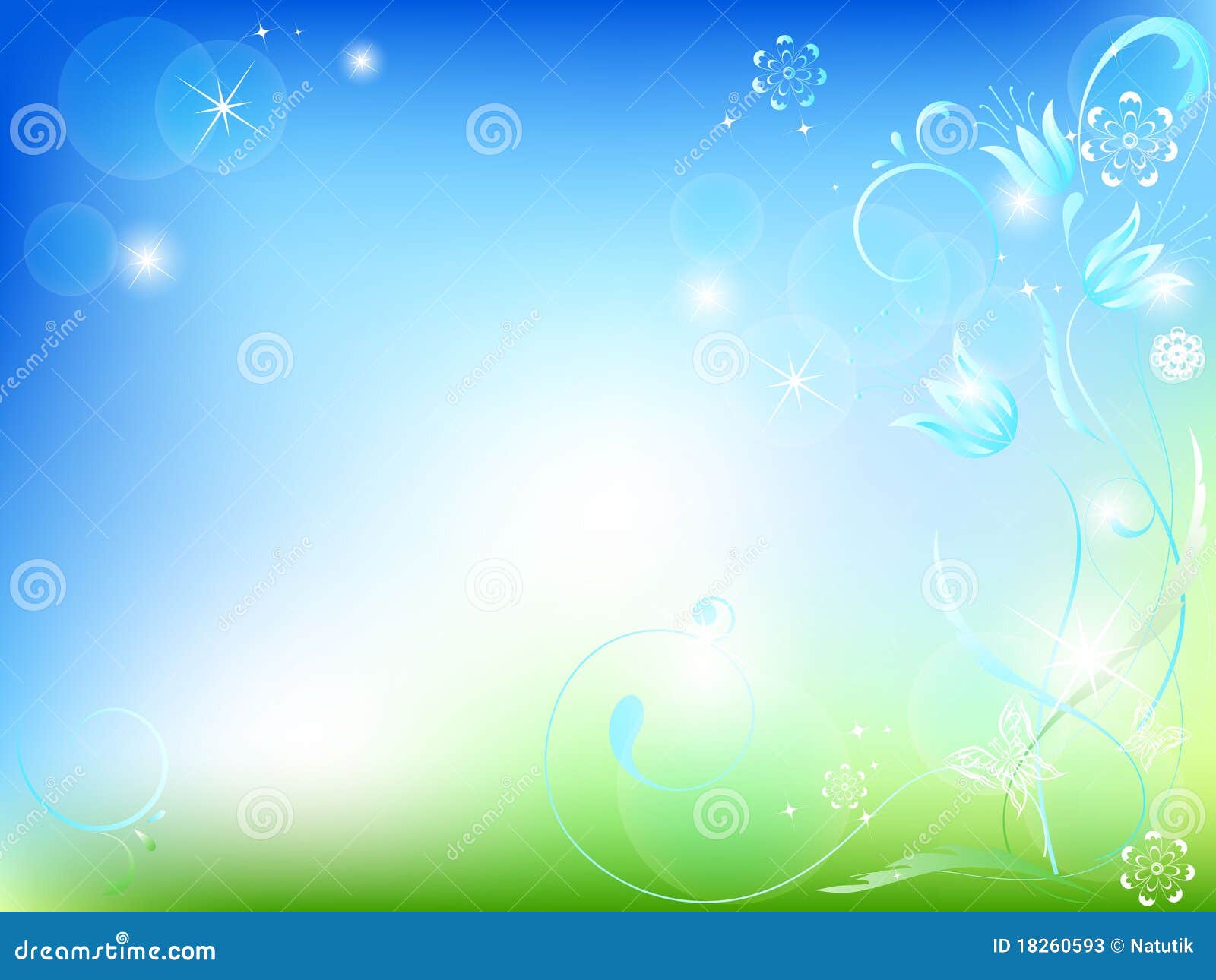 Beautiful view stock vector. Illustration of soft, shiny - 18260593