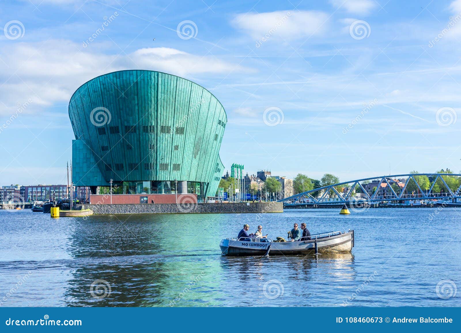 Beautiful View of Amsterdam`s Nemo Science Museum Editorial Stock Photo ...