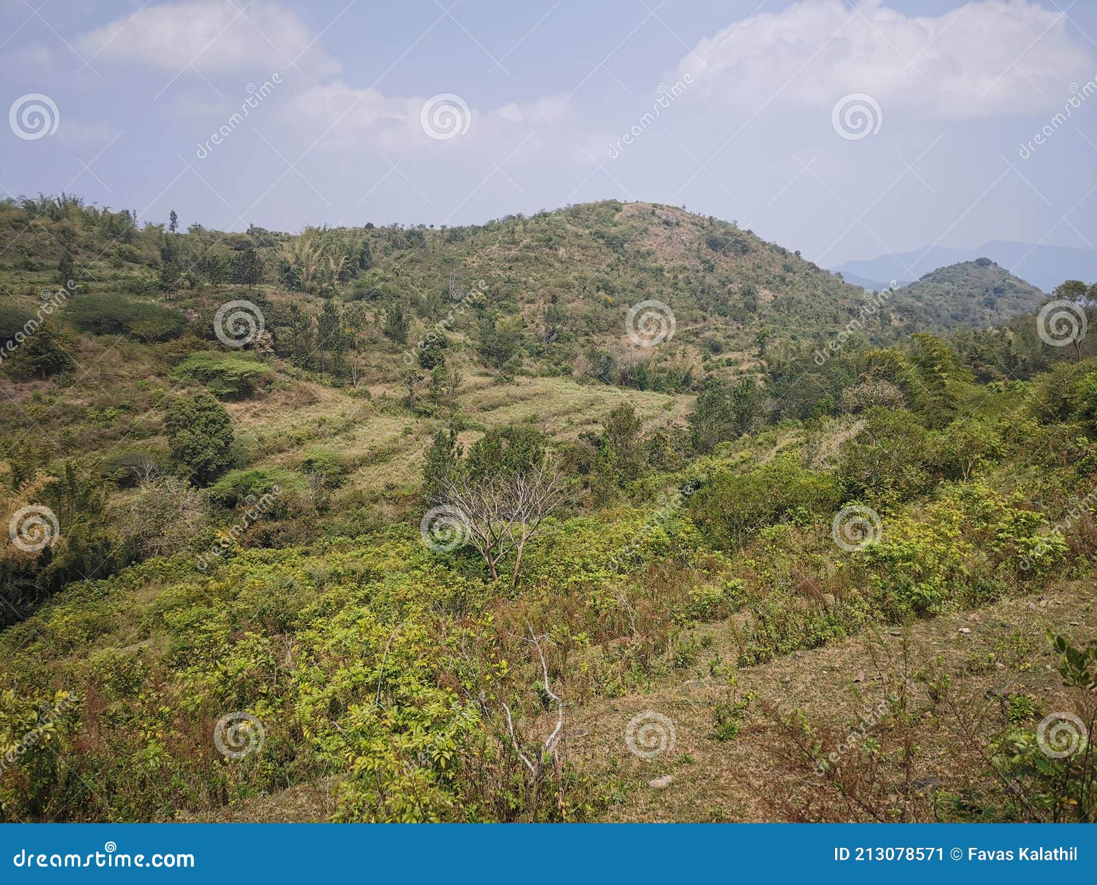 Beautiful View of Attappadi Mountain Valley Stock Image - Image of ...