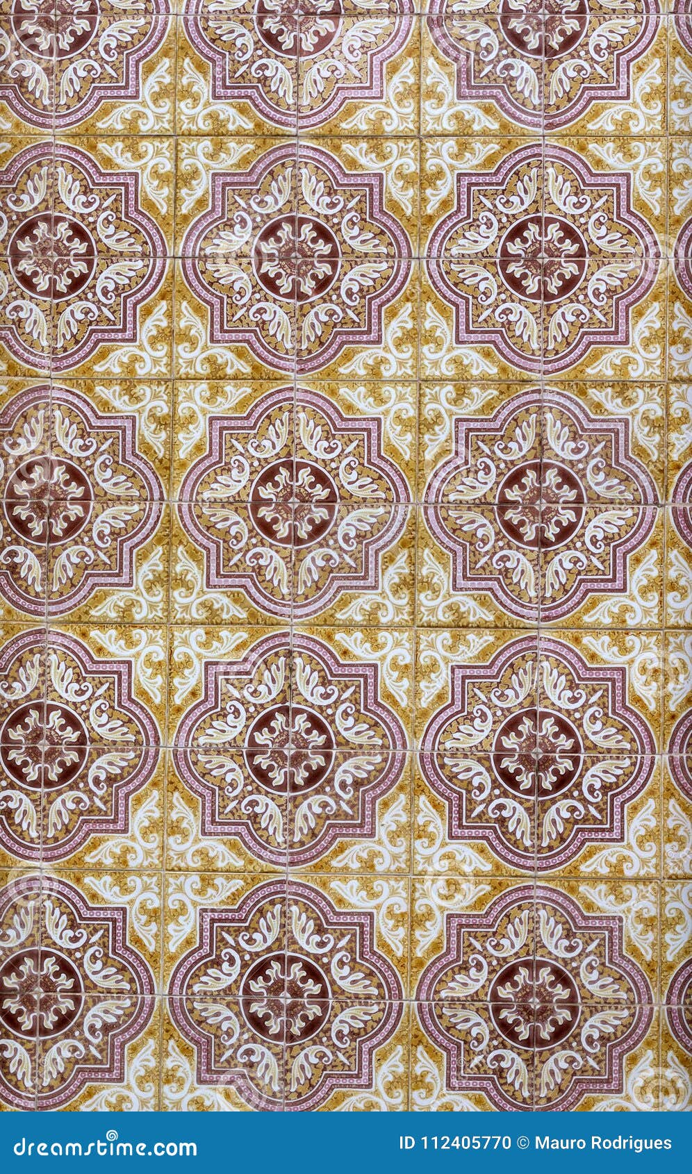 Azulejo tiles in wall stock photo. Image of element - 112405770