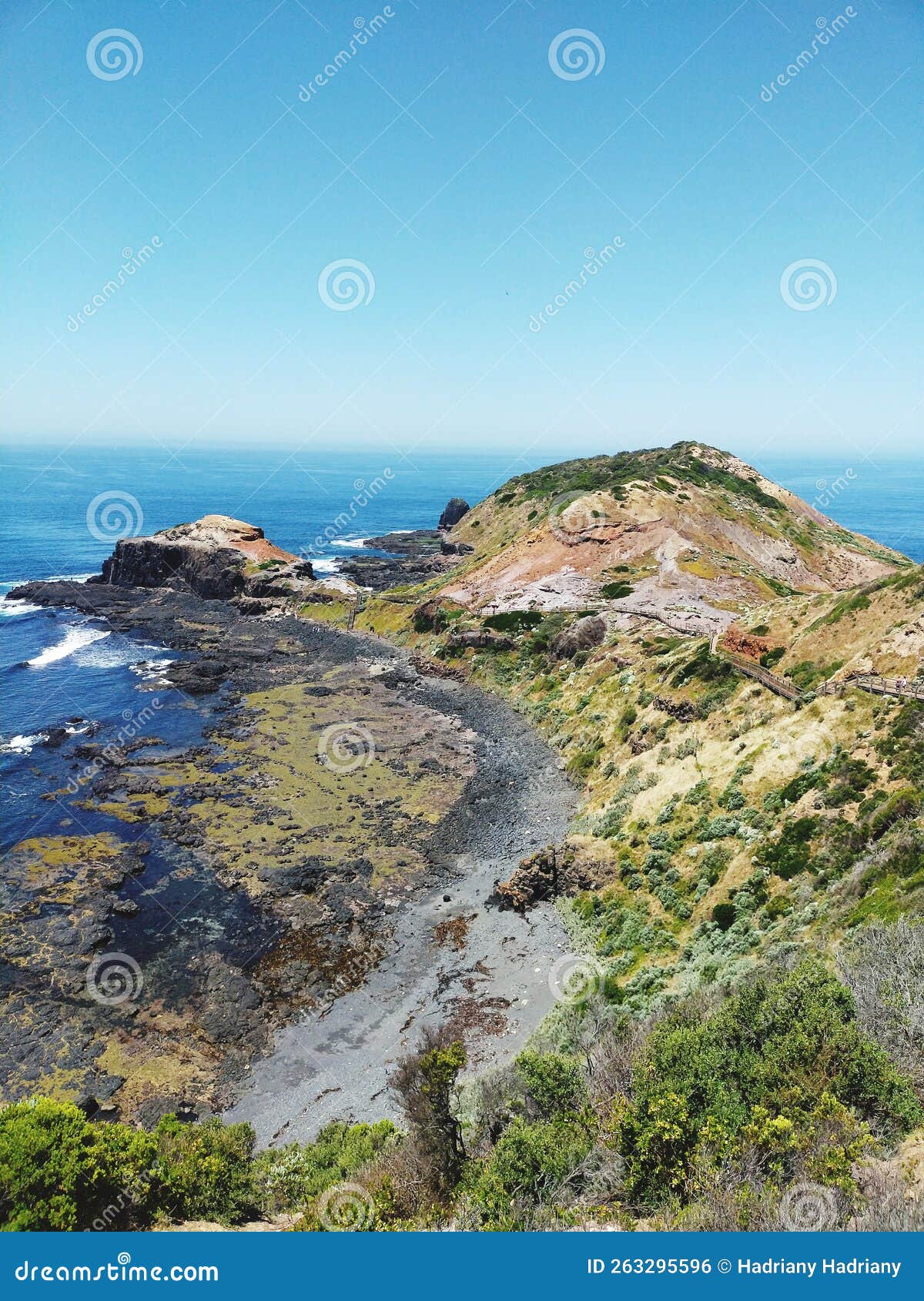 Beautiful View at the Beach in Melbourne Stock Photo - Image of ocean ...