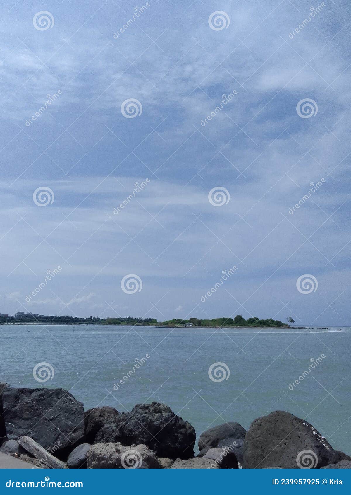 A Beautiful View of Beach in Semarang,Indonesia Stock Image - Image of ...
