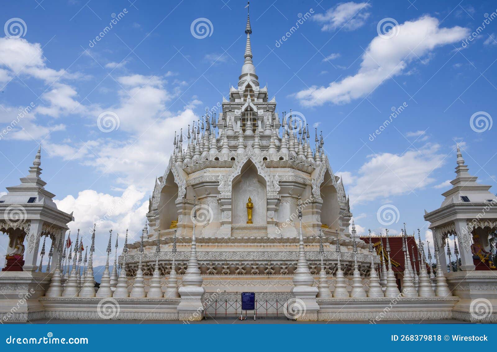 Beautiful View of Buddhist Temple Stock Photo - Image of religious ...