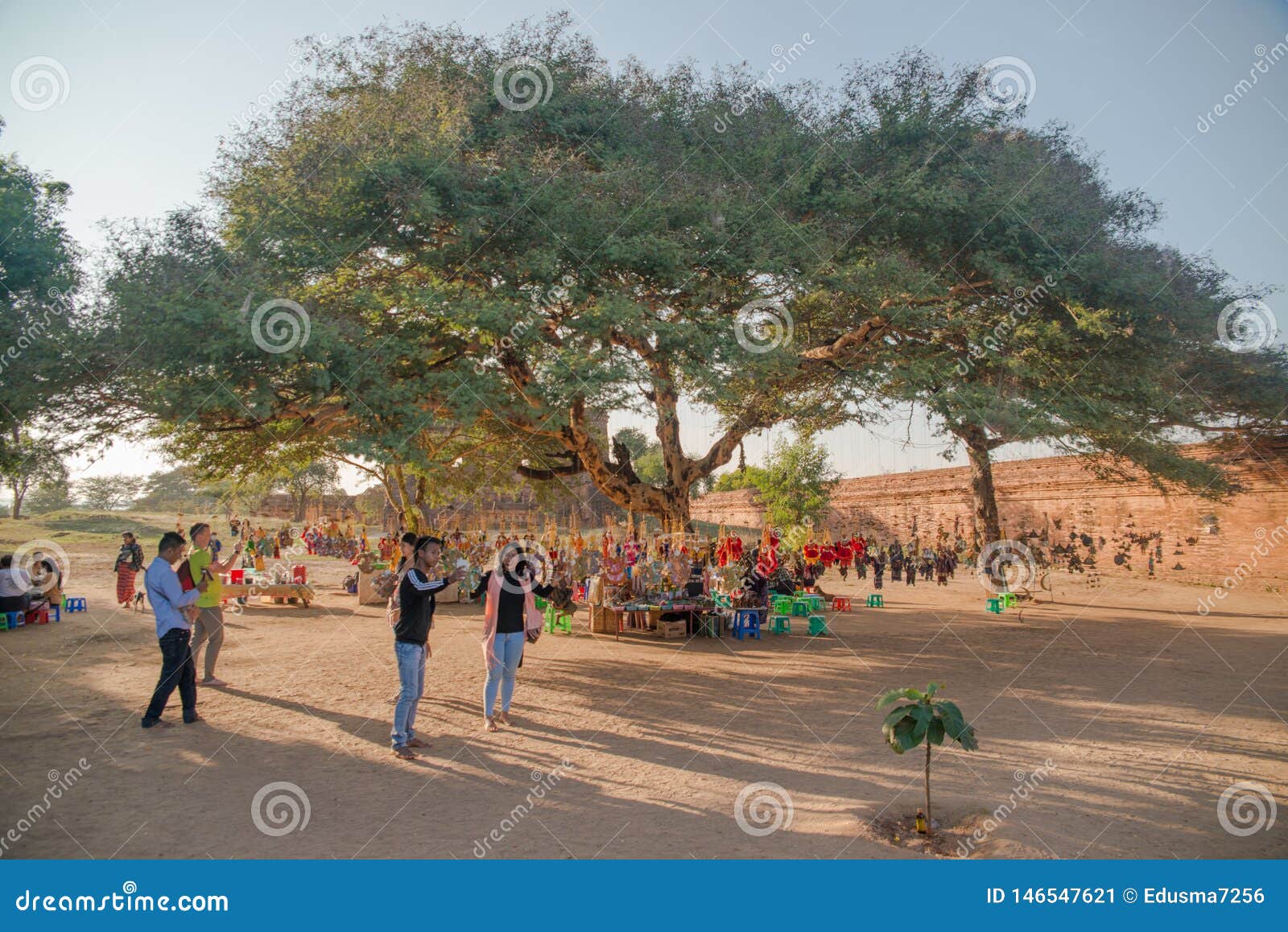 A View of Buddhist Temples in Bagan, Myanmar. Editorial Photo - Image ...