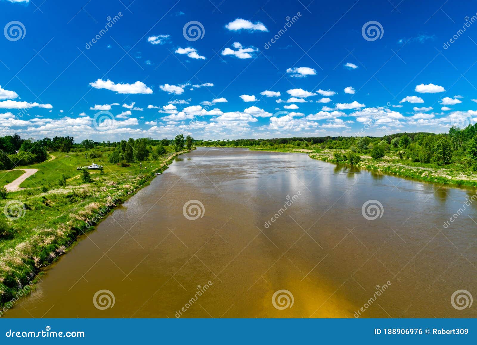 Beautiful View of Bug River in Poland Stock Photo - Image of bank ...