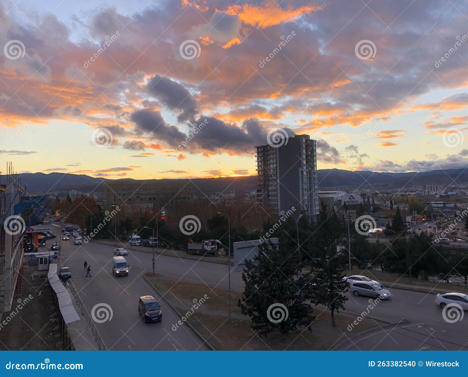 Beautiful View of Buildings in Tbilisi Editorial Image - Image of ...