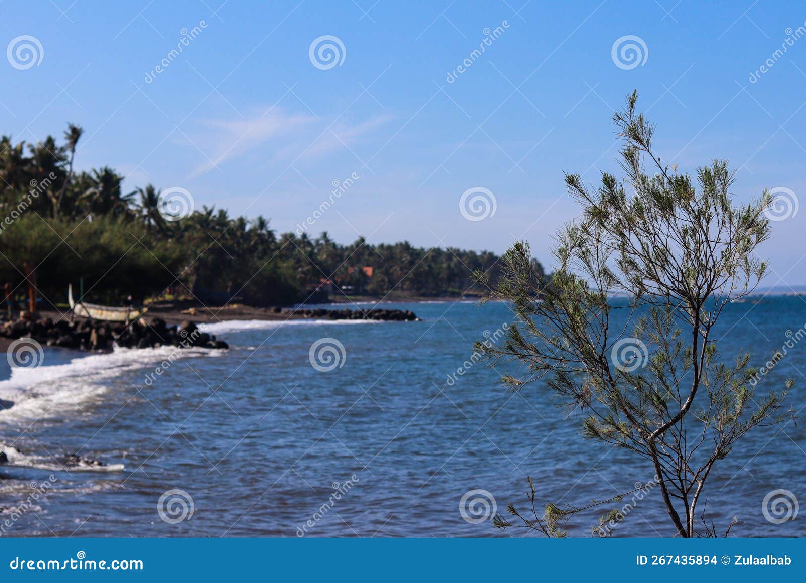 Beautiful View of Cacalan Banyuwangi Beach Stock Photo - Image of ...