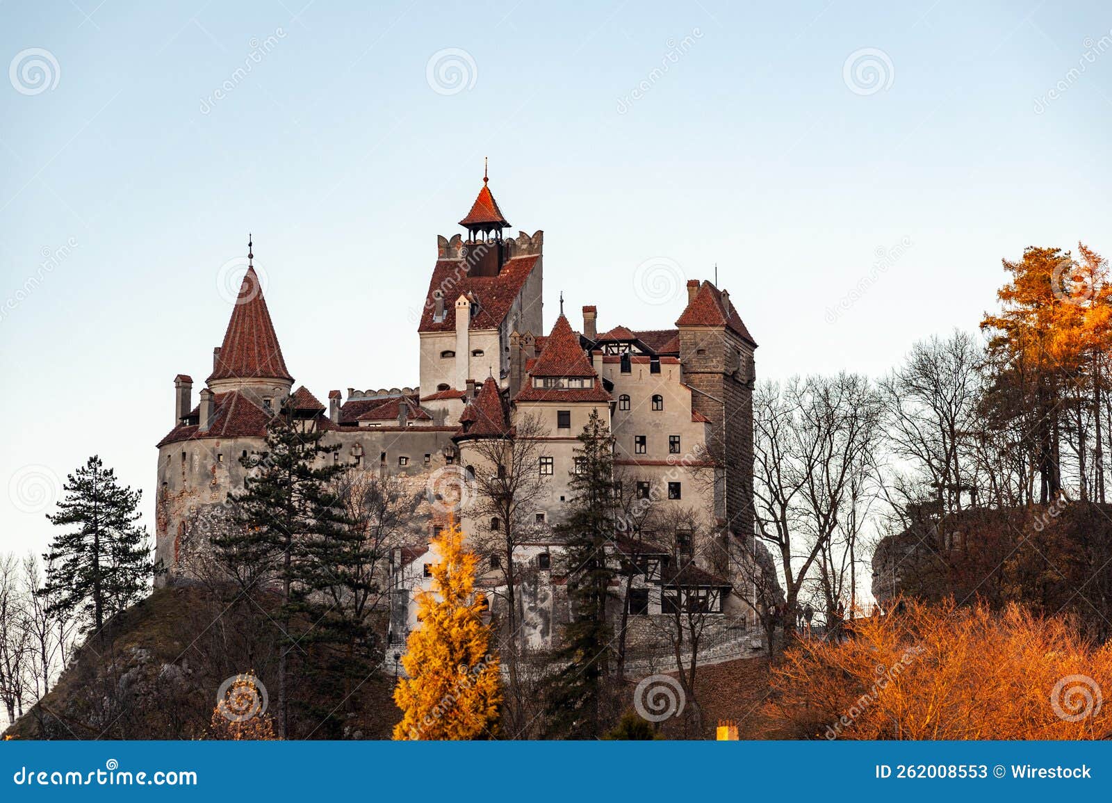 Beautiful View of the Castle in Bran, Romania Editorial Stock Photo ...