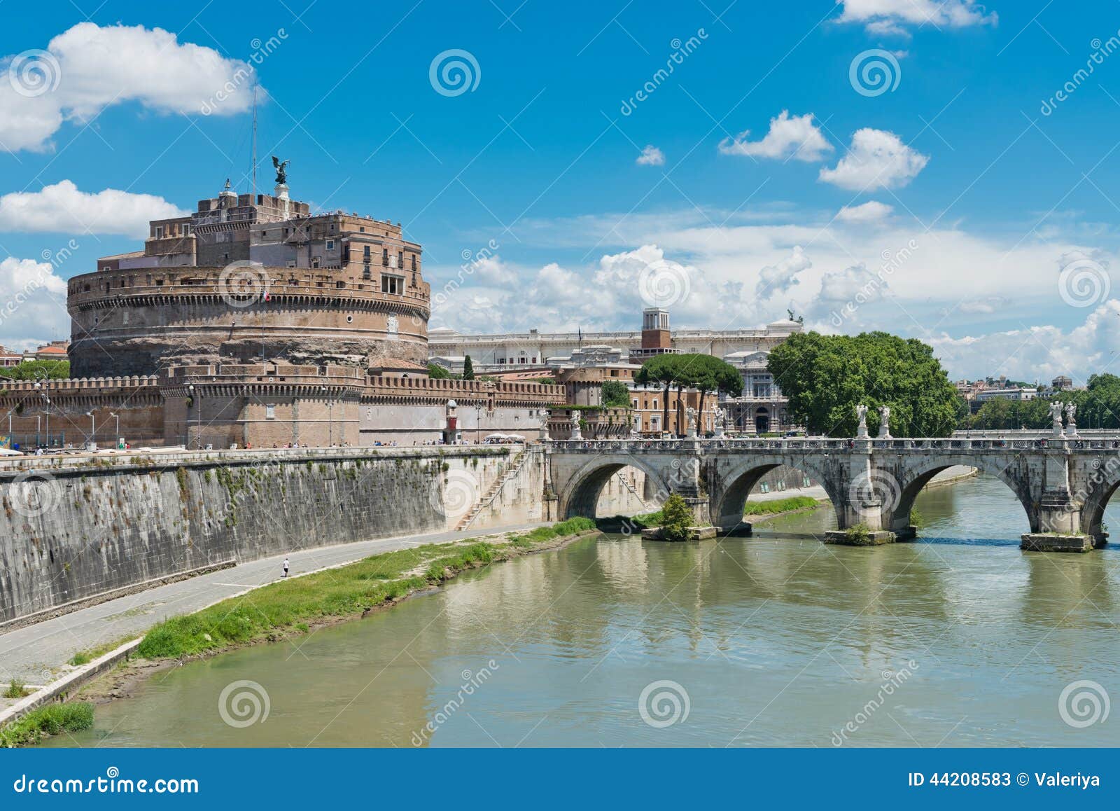 Beautiful View with Castle St. Angelo Editorial Stock Photo - Image of ...