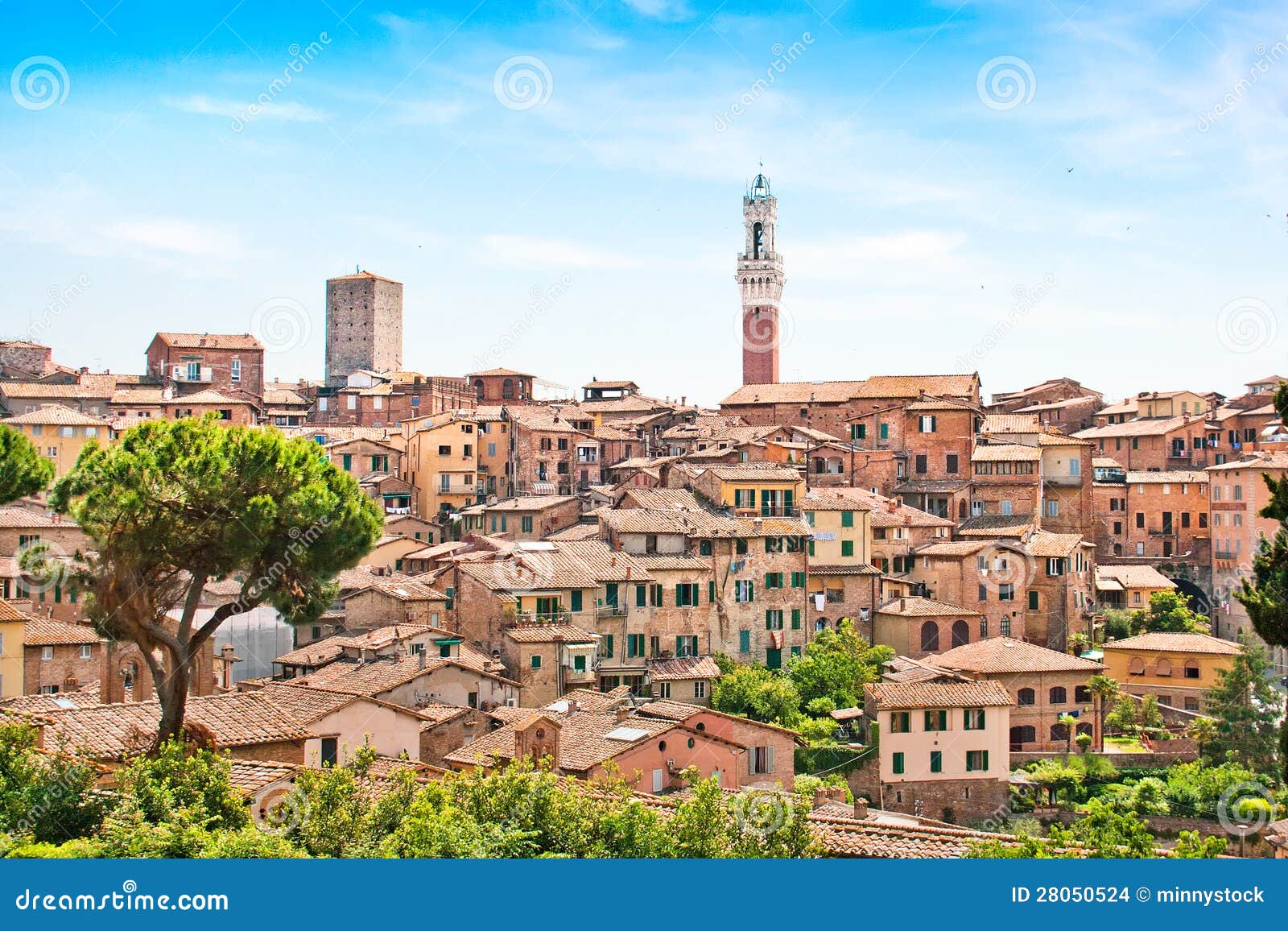 Beautiful View of the City of Siena, Italy Stock Photo - Image of house ...