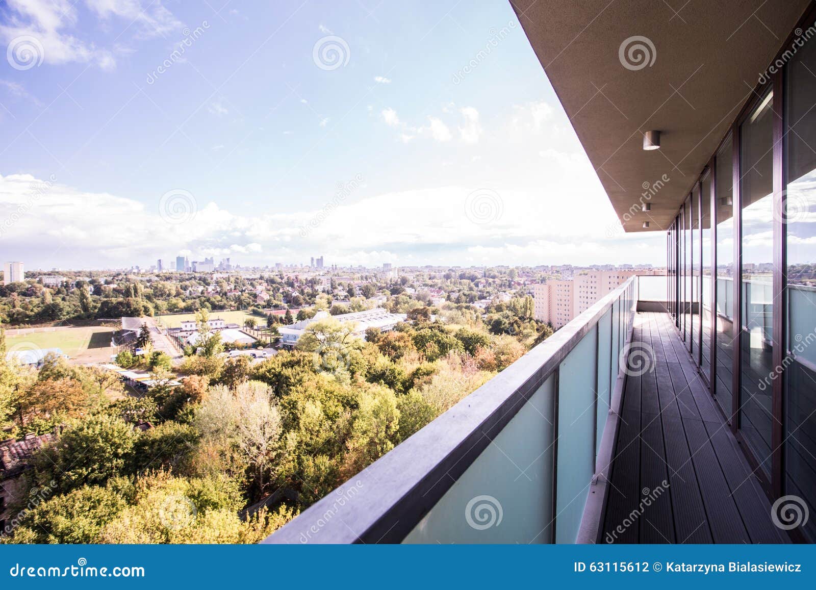 Beautiful view of the city stock photo. Image of terrace - 63115612