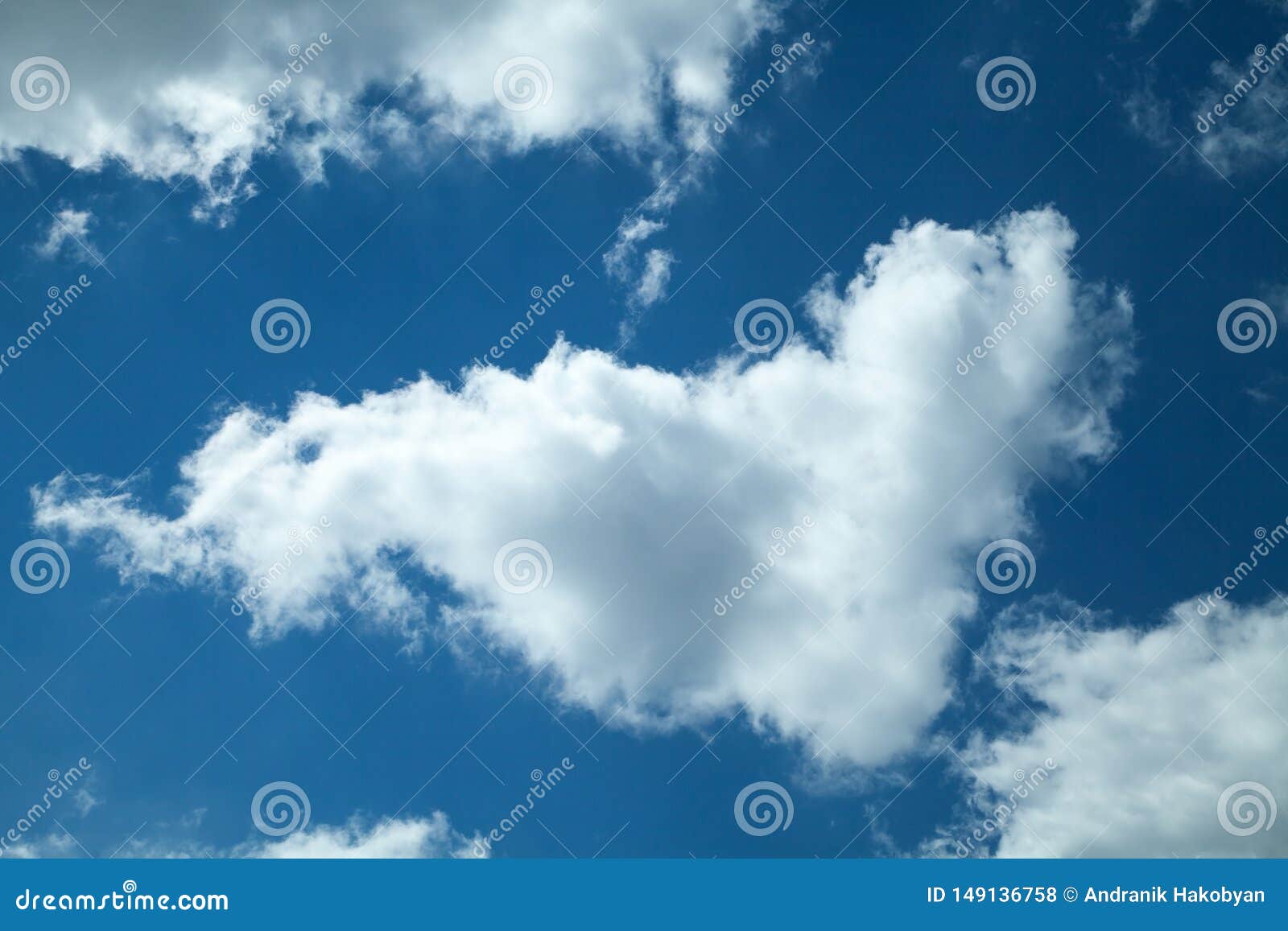 Beautiful View. Clouds and Blue Sky Stock Photo - Image of sunlight ...