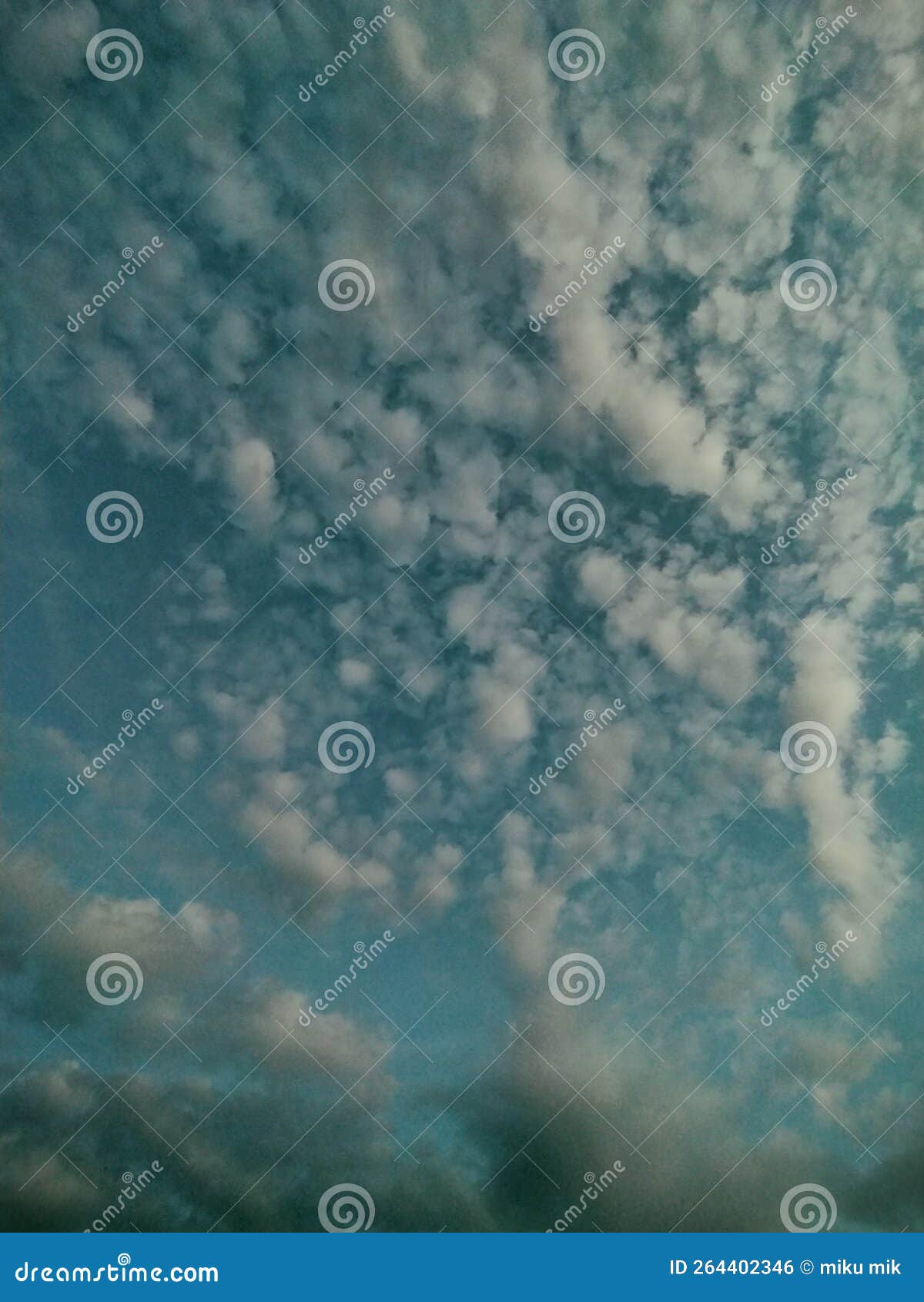 Beautiful View of the Clouds at Night Yesterday Stock Photo - Image of ...