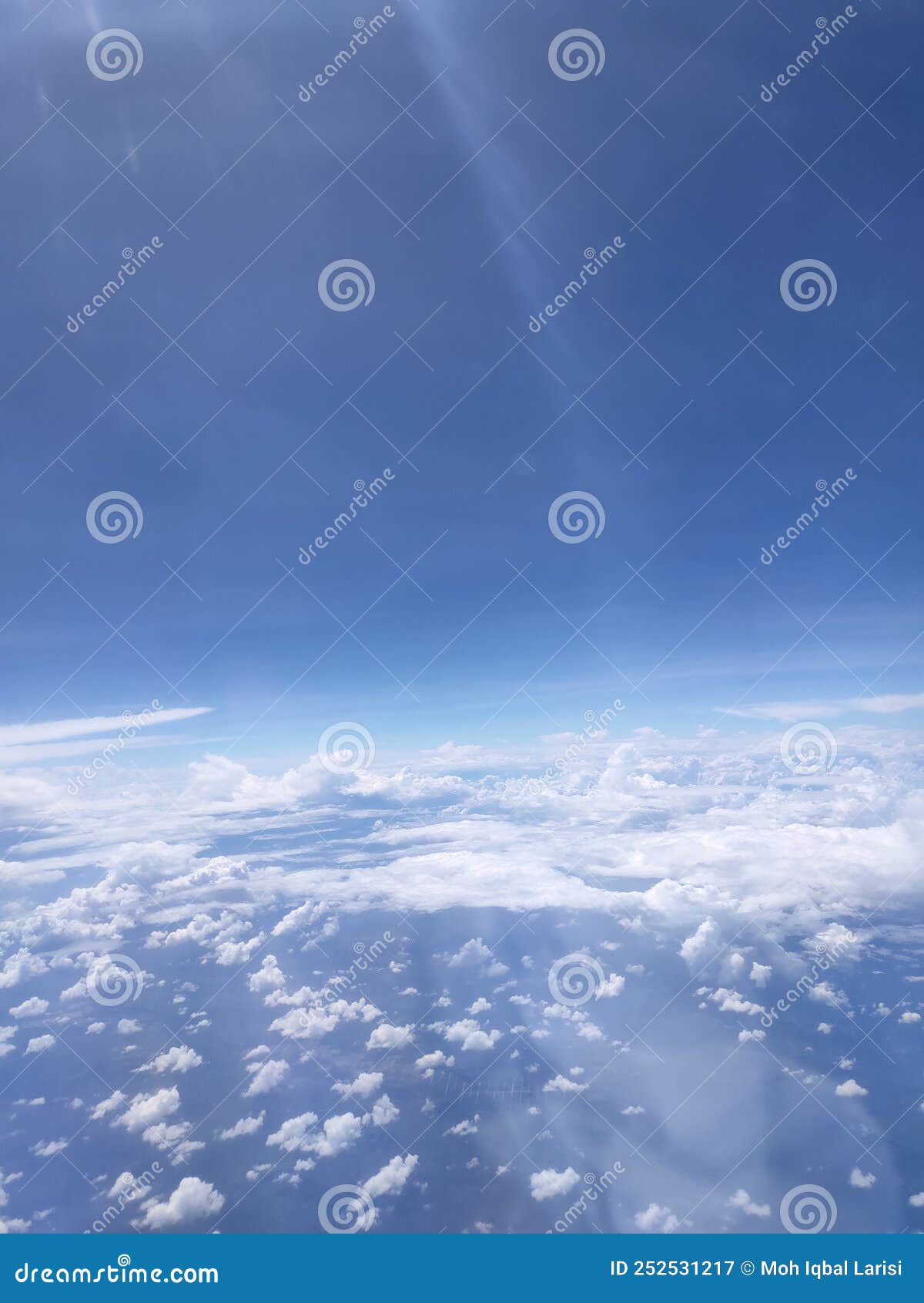 Beautiful View of the Clouds from the Plane Stock Image - Image of ...