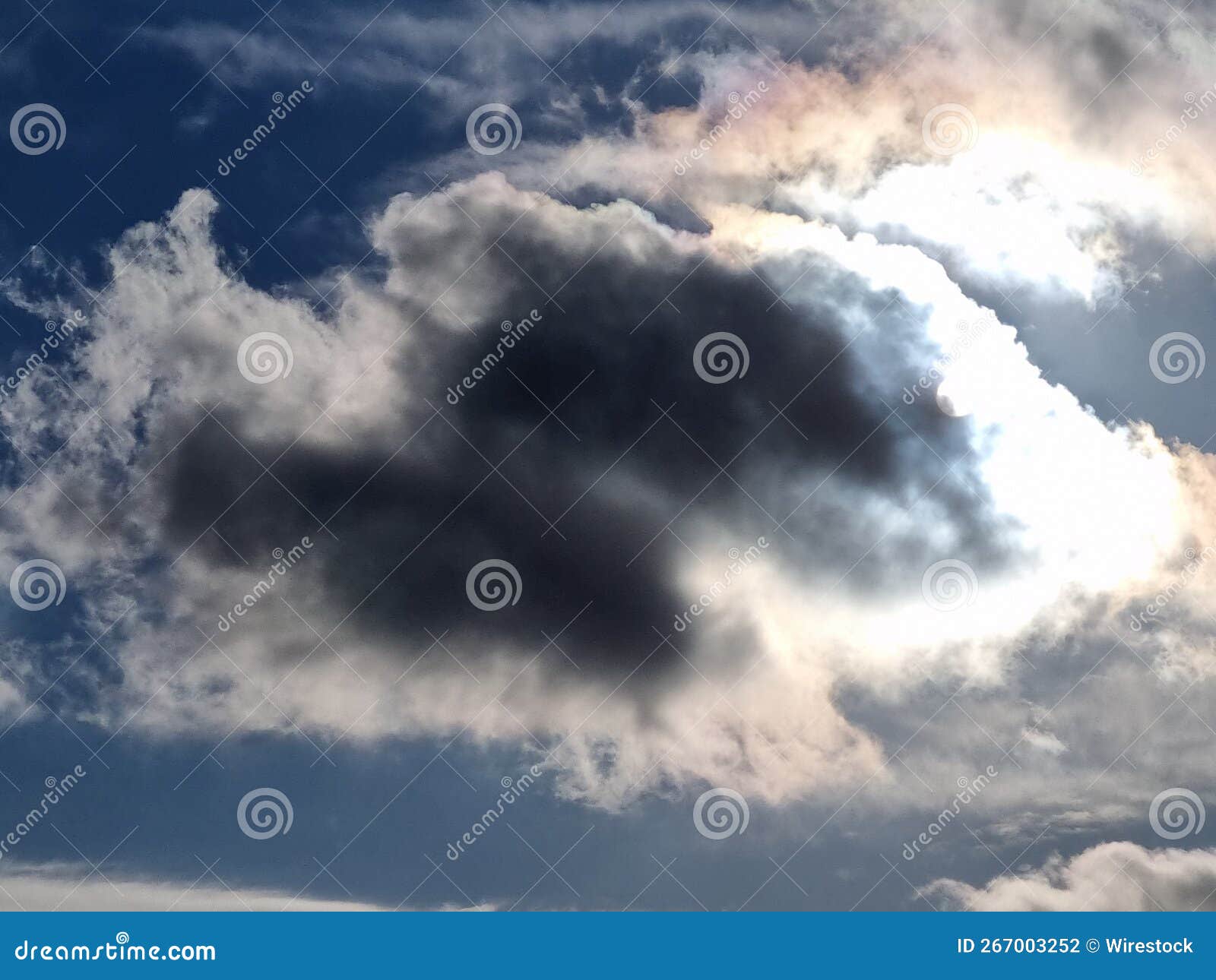 Beautiful View of Clouds in the Sky Stock Photo - Image of wallpaper ...