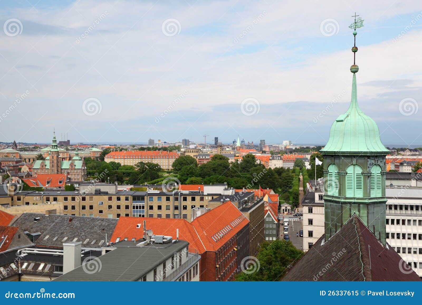 Beautiful View of Copenhagen City Stock Image - Image of building ...