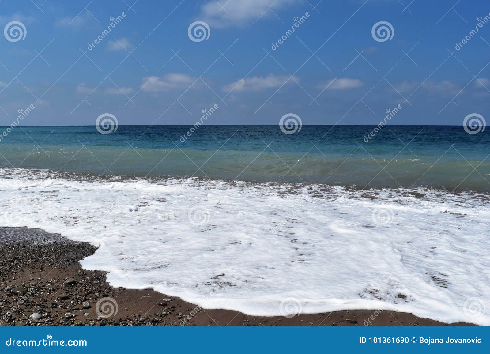 Deep Blue Sea stock photo. Image of view, nature, shore - 101361690