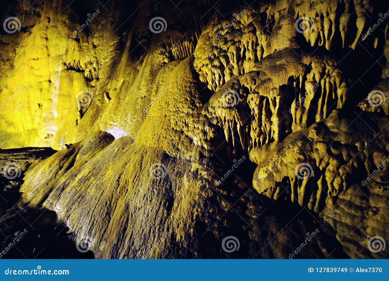 Beautiful View of Dim Magarasi Cave in Turkey Stock Image - Image of ...